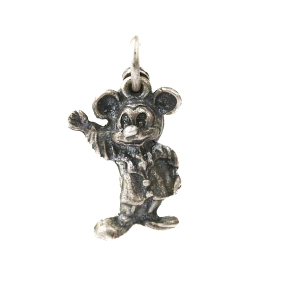 Vintage Sterling Silver Disneyland Mickey Mouse Charm - Gem