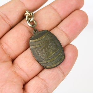 Vintage Schlitz Beer Barrel Keychain Fob - Etsy