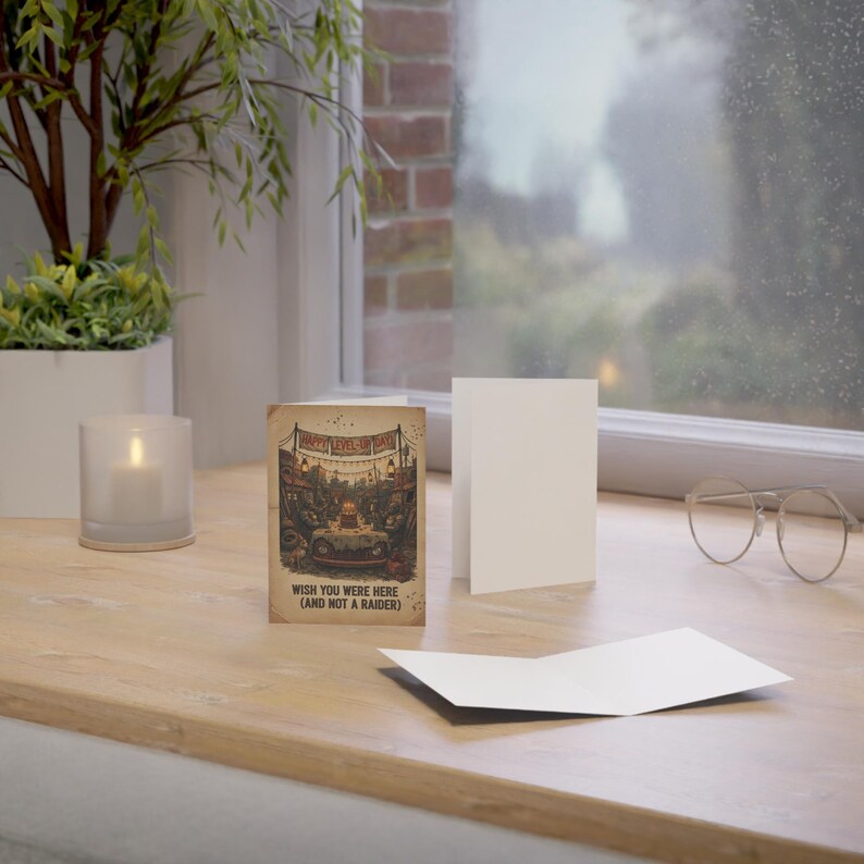 Nuclear Wasteland Post-apocalyptic Style Birthday Card - Video Game ...