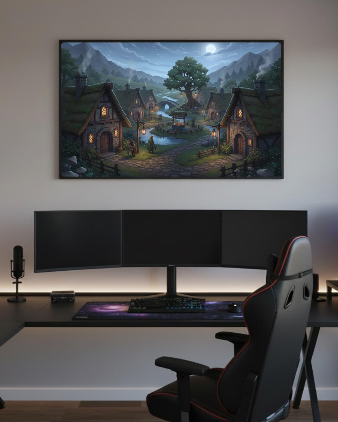 Fantasy Adventure Art Digital Download | Gaming Poster | Mythical Elf ...