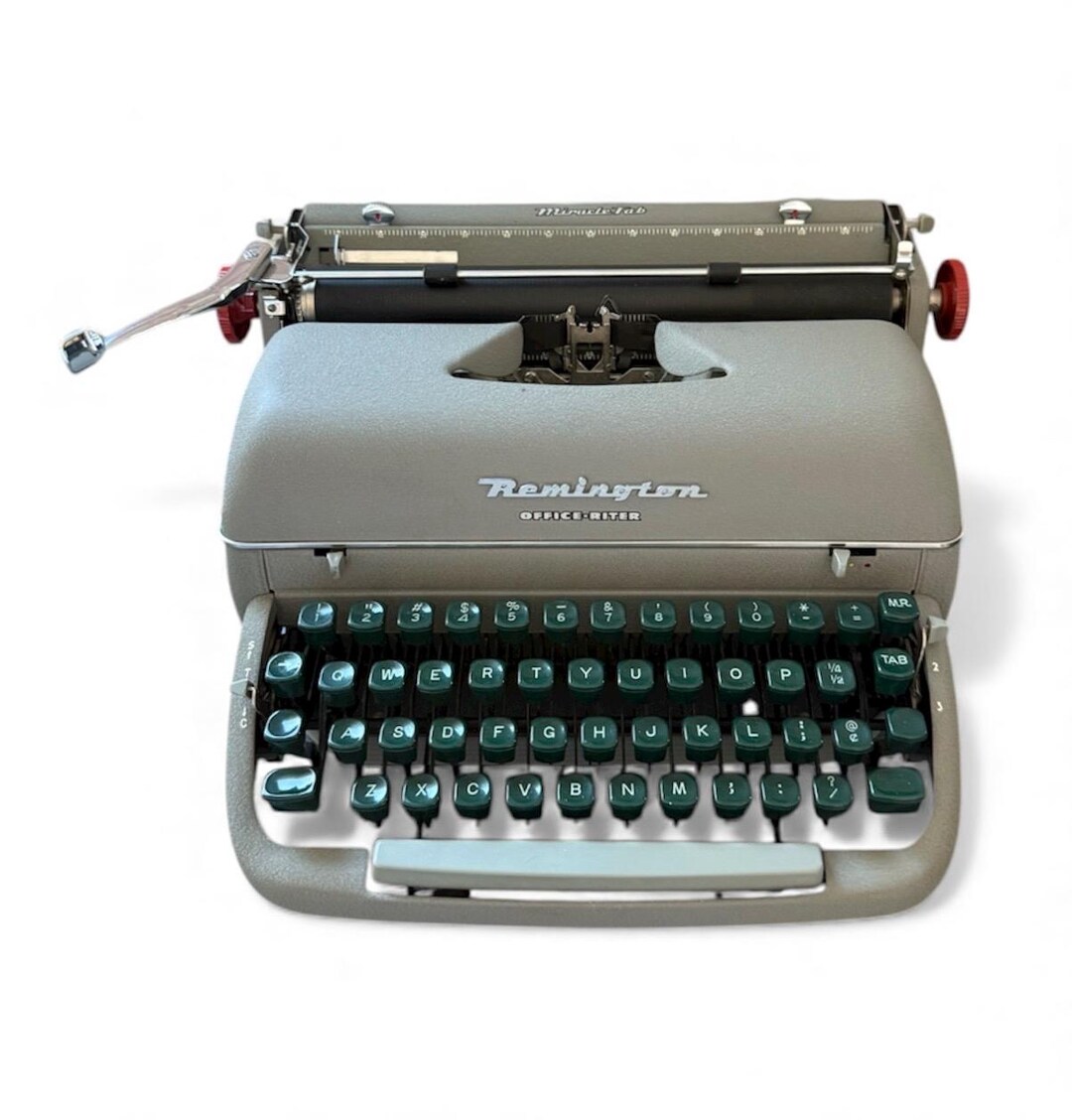 1956 Remington Typewriter Quiet-riter Miracle Tab With Case Manual ...