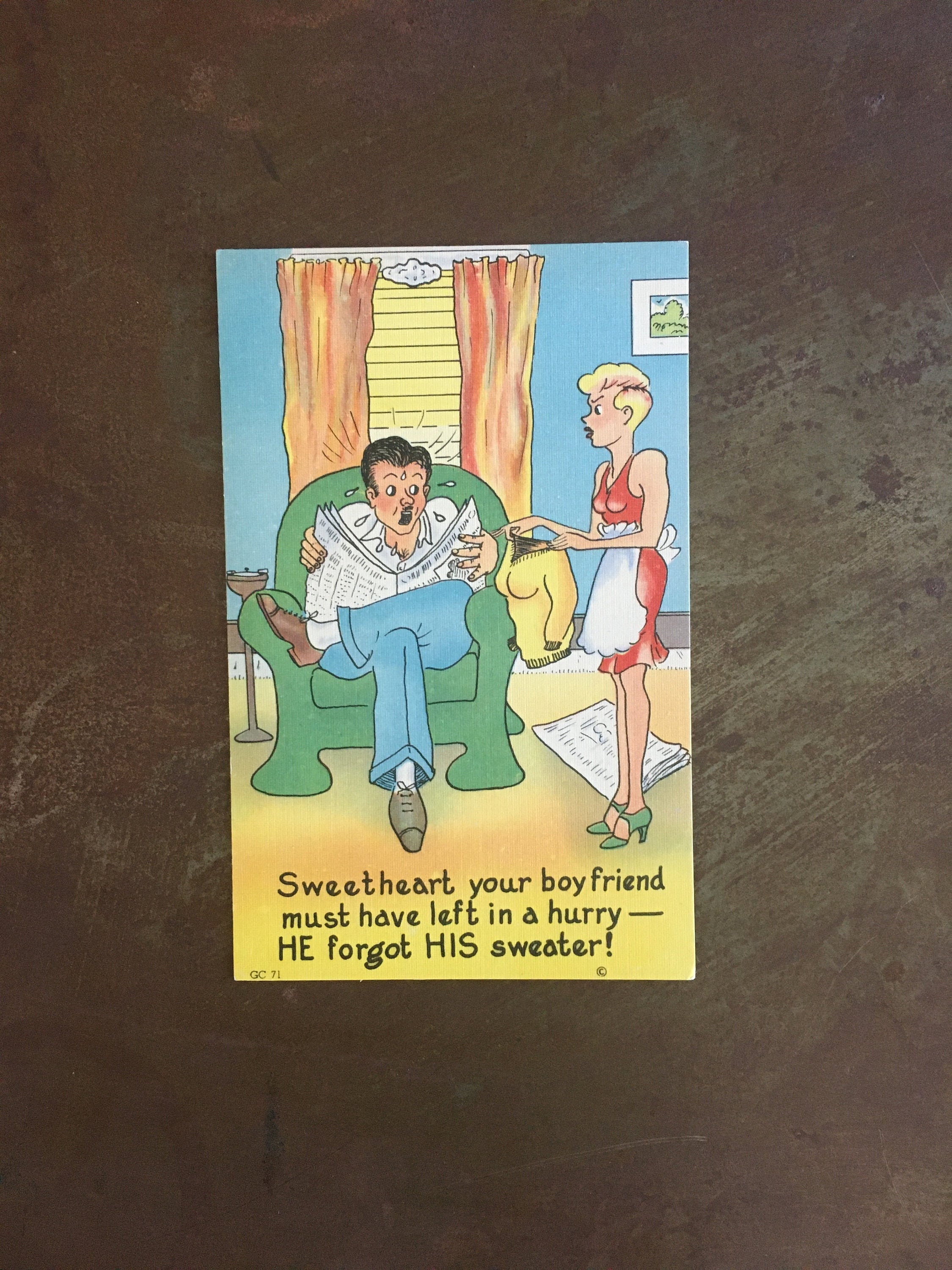 Vintage Comic Postcard Asheville Post Card Co GC 71 | Etsy