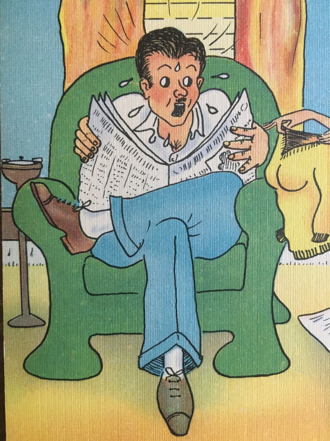 Vintage Comic Postcard Asheville Post Card Co GC 71 | Etsy