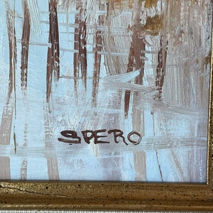 Vintage Landscape Oil Painting by Spero - Etsy