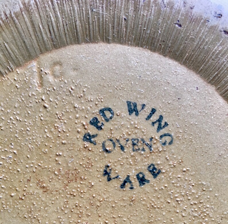 Red Wing Sponge Ware Bowl 7 Oven Ware - Etsy