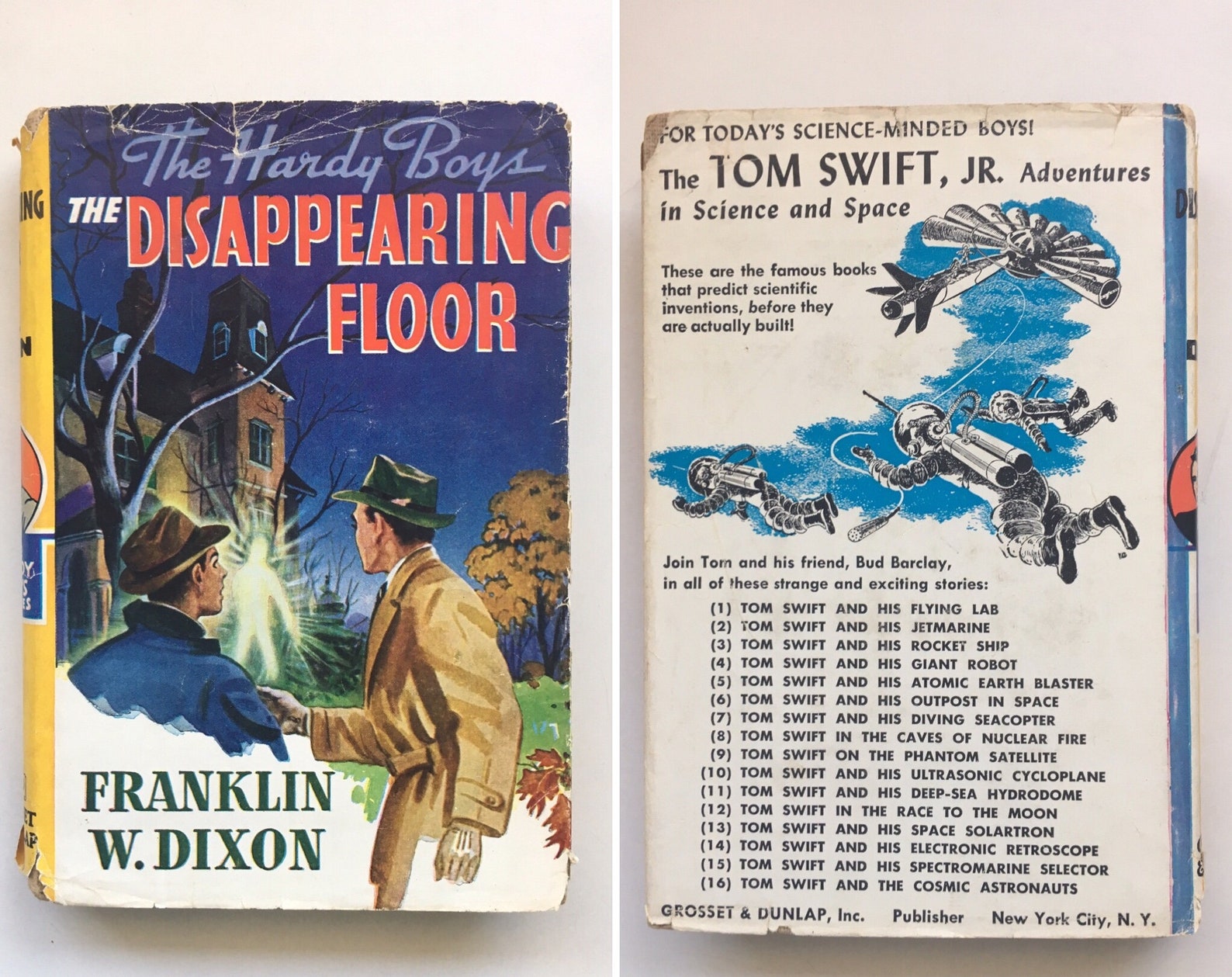 1940 Hardy Boys the Disappearing Floor Tweed With Dust Jacket | Etsy