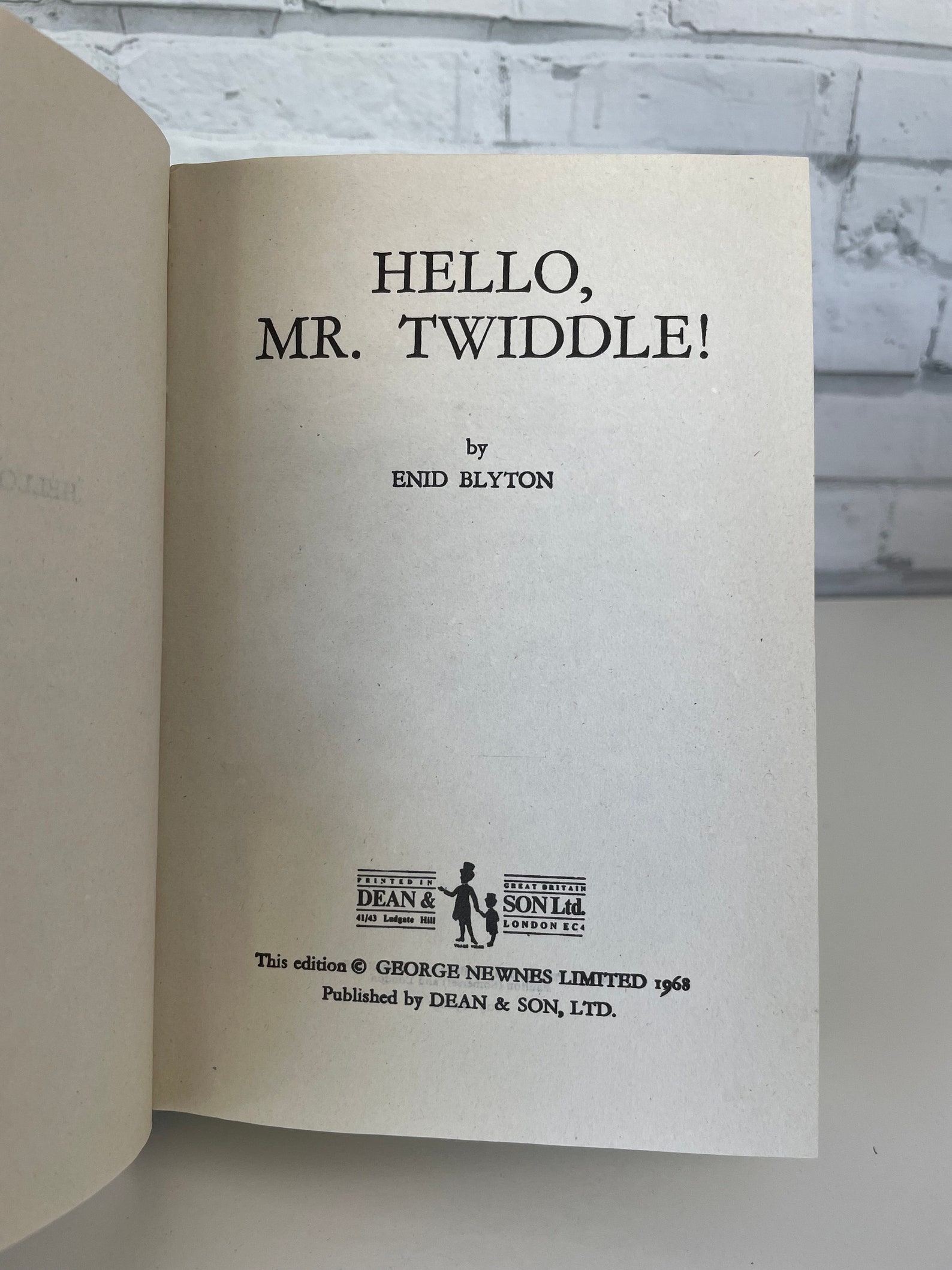 Hello Mr. Twiddle Children's Book Enid Blyton 1968 - Etsy