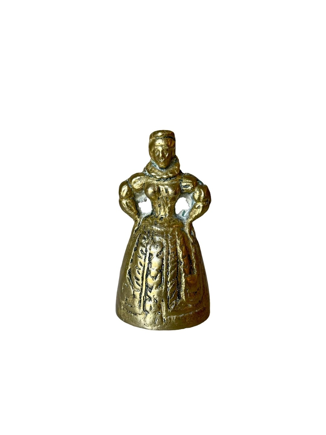 Vintage Brass Queen Bell - Etsy