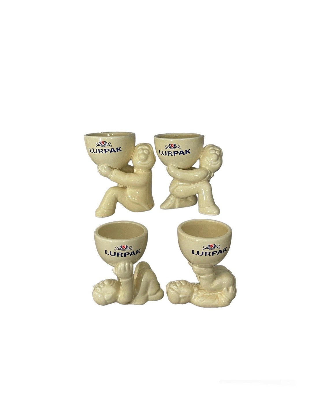 Vintage Lurpak Douglas Egg Cups Set of 4 - Etsy
