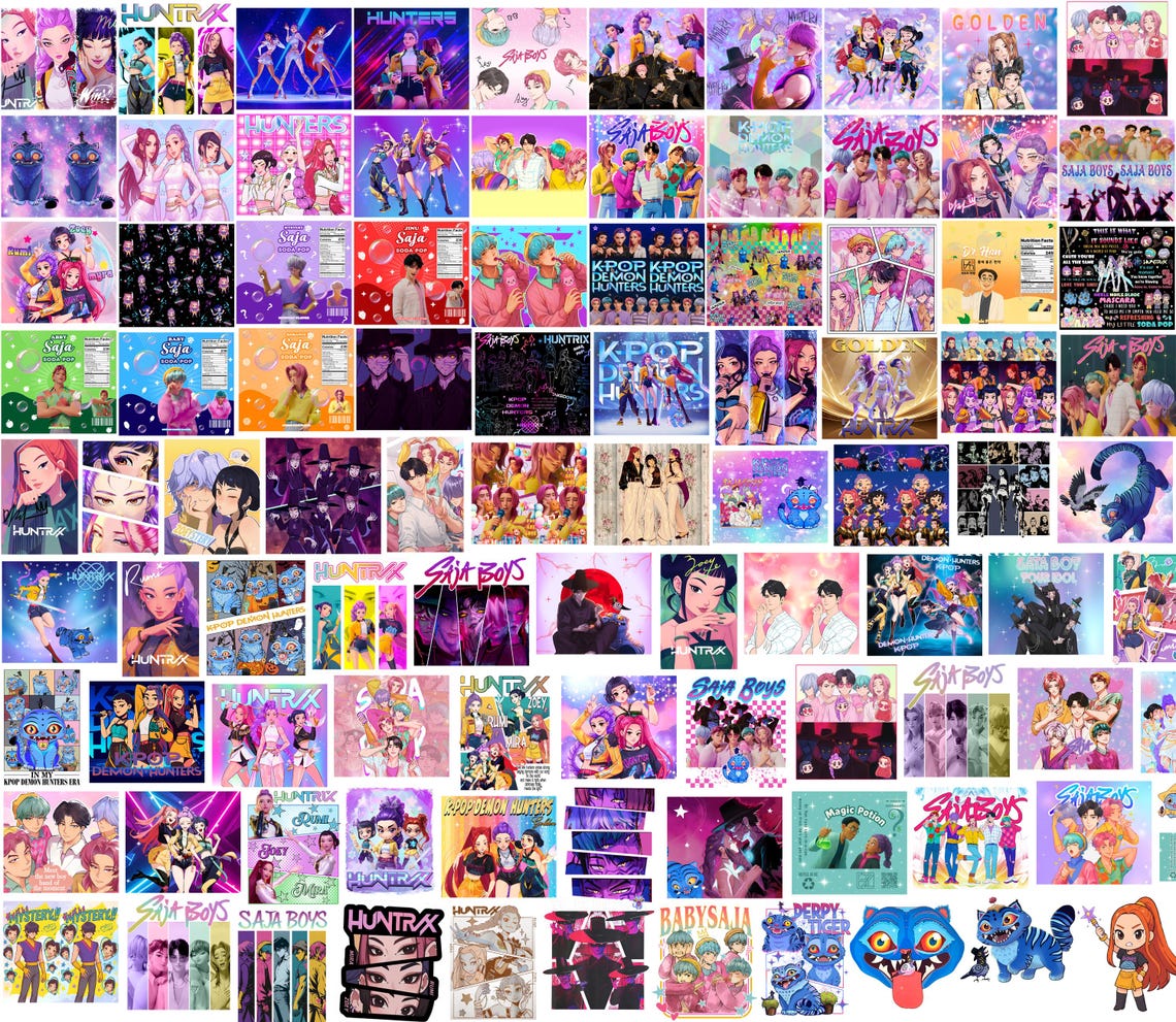 Premium Kpop Demon Hunter PNG Bundle – 200+ Exclusive Saja Boys ...