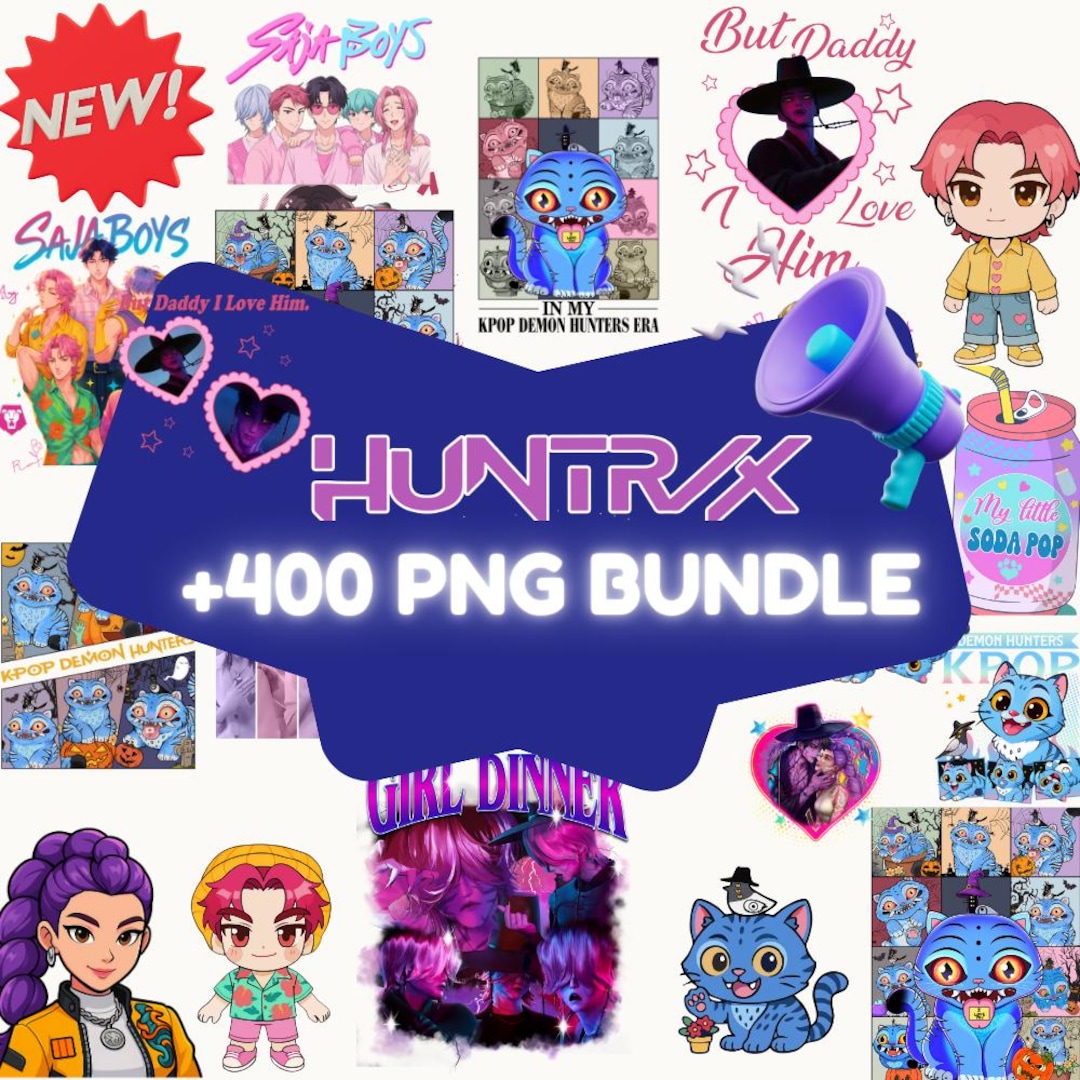 Premium Kpop Demon Hunter PNG Bundle – 400+ Exclusive Saja Boys ...