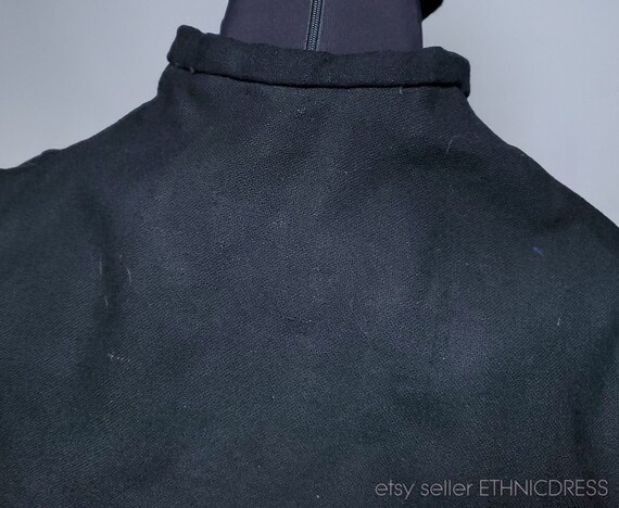 Antique German folk costume jacket | Germany black wo… - Gem