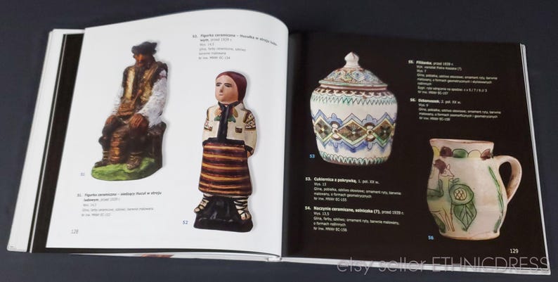 BOOK Ukrainian Hutsul Folk Art - Jewelry Costume Ethnic Pottery | Wood ...
