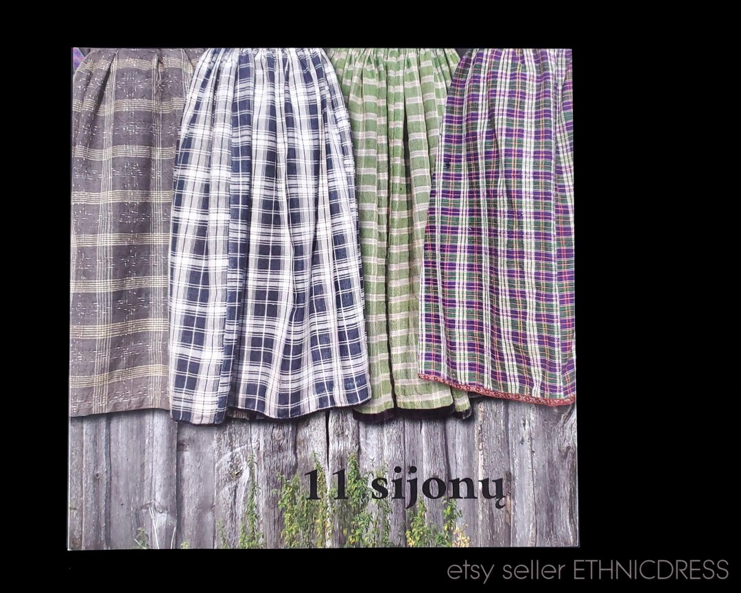 BOOK Lithuanian Folk Costume Skirts - Antique Homespun Wool | Woven ...