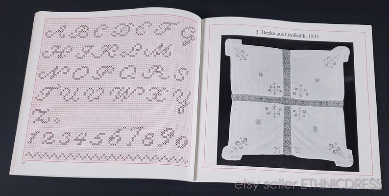 BOOK German Peasant Embroidery Patterns From Styria | Charted Cross ...