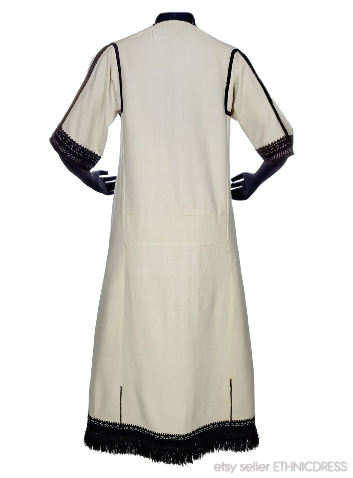 Vintage Greek Folk Costume Dress Karagouni Women's Chemise | Handmade ...