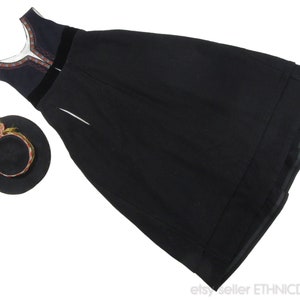 Vintage Swiss Folk Costume Dress & Hat From Val D'herens, Evoleve ...