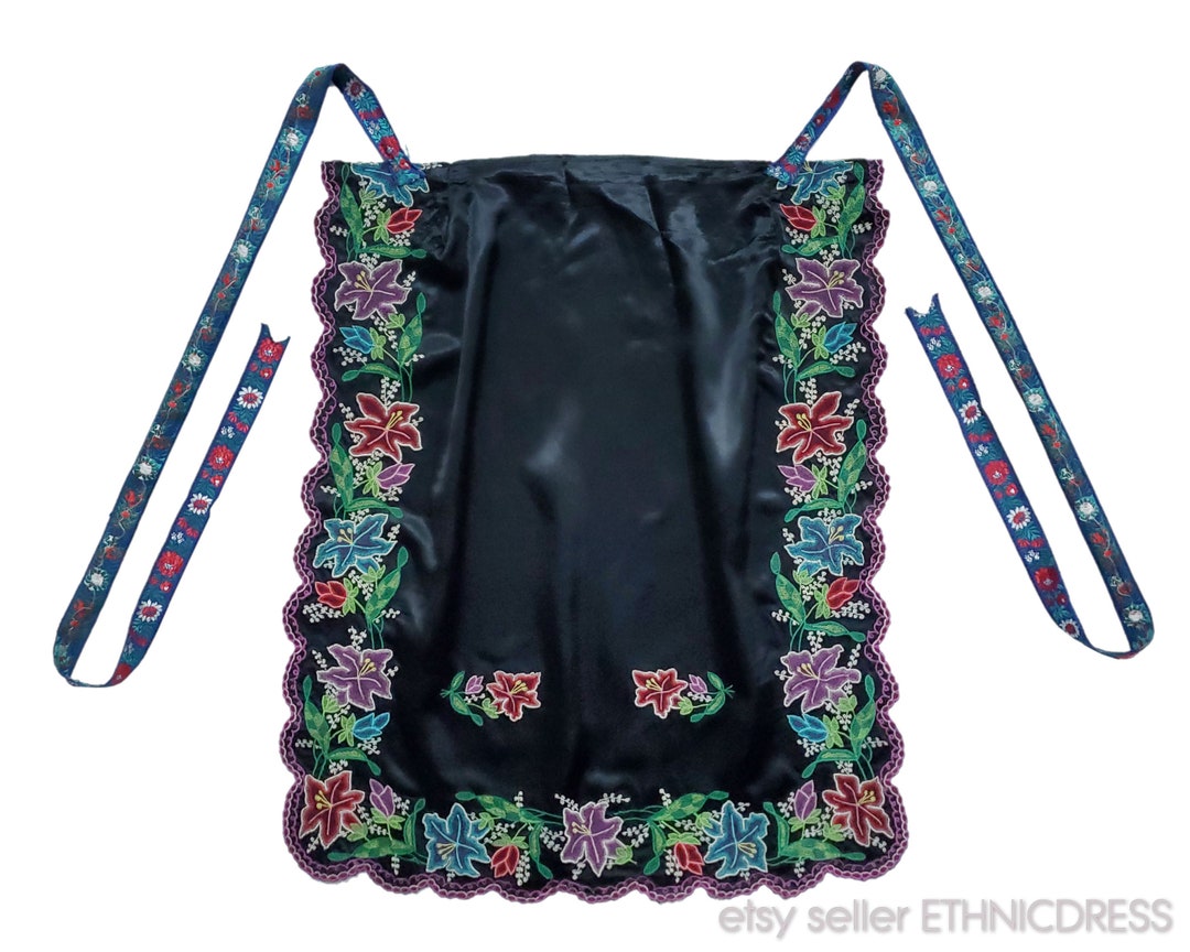 Vintage Slovak Folk Costume Apron From Spis Region Slovakia ...