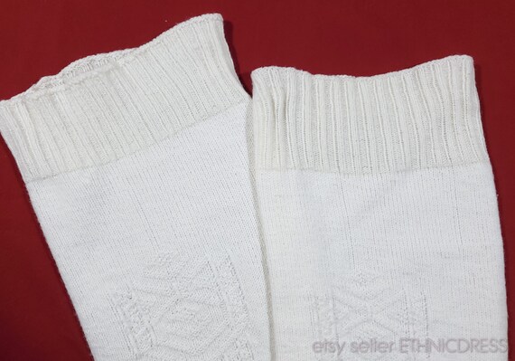 Handknit folk costume socks from Schwalm, Germany | t… - Gem