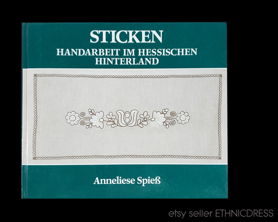 BOOK German Embroidery Patterns From Hessen Hinterland | Ethnic Sewing ...