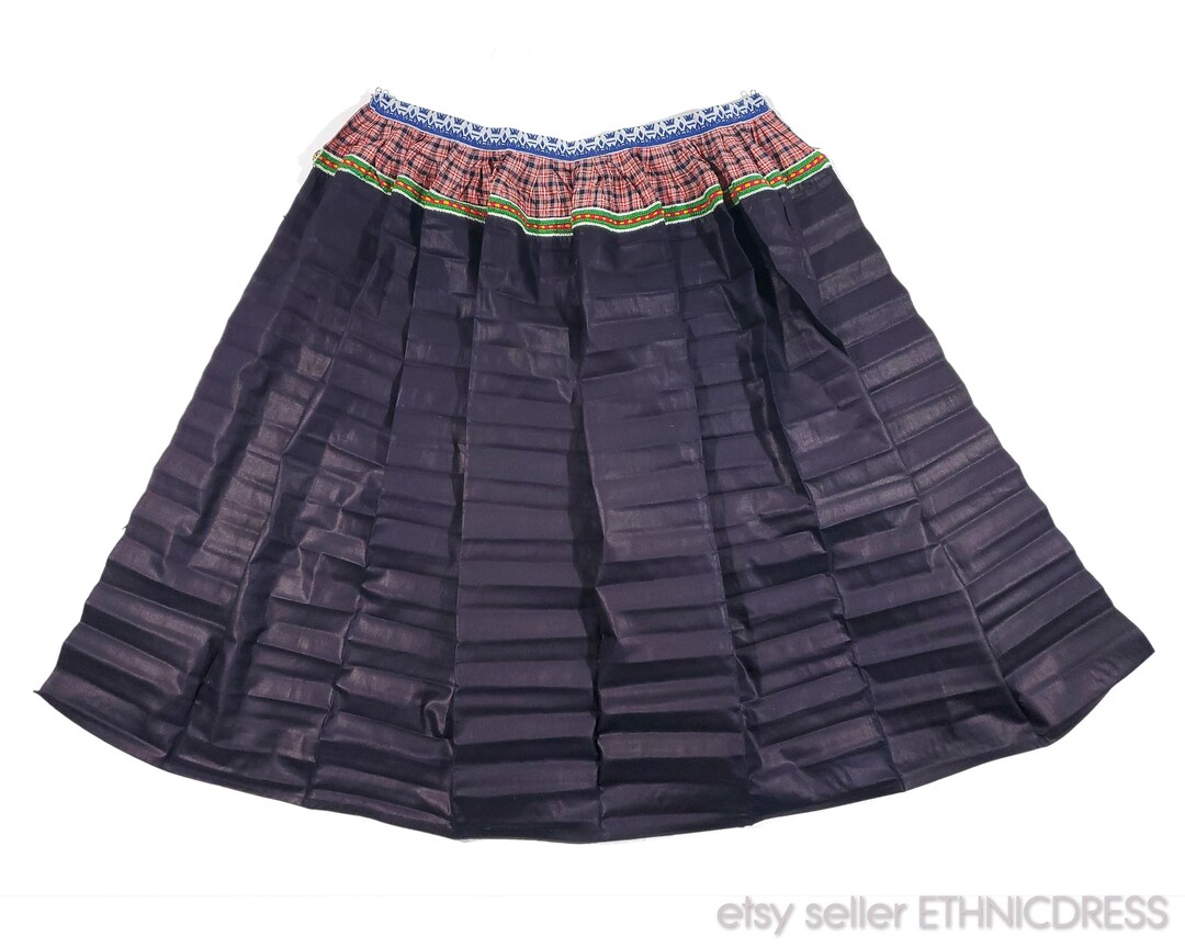 Dutch Woman's Folk Costume Apron From Marken, Netherlands | Indigo Blue ...