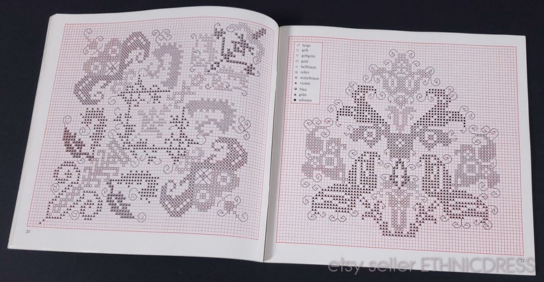 BOOK German Peasant Embroidery Patterns From Styria | Charted Cross ...