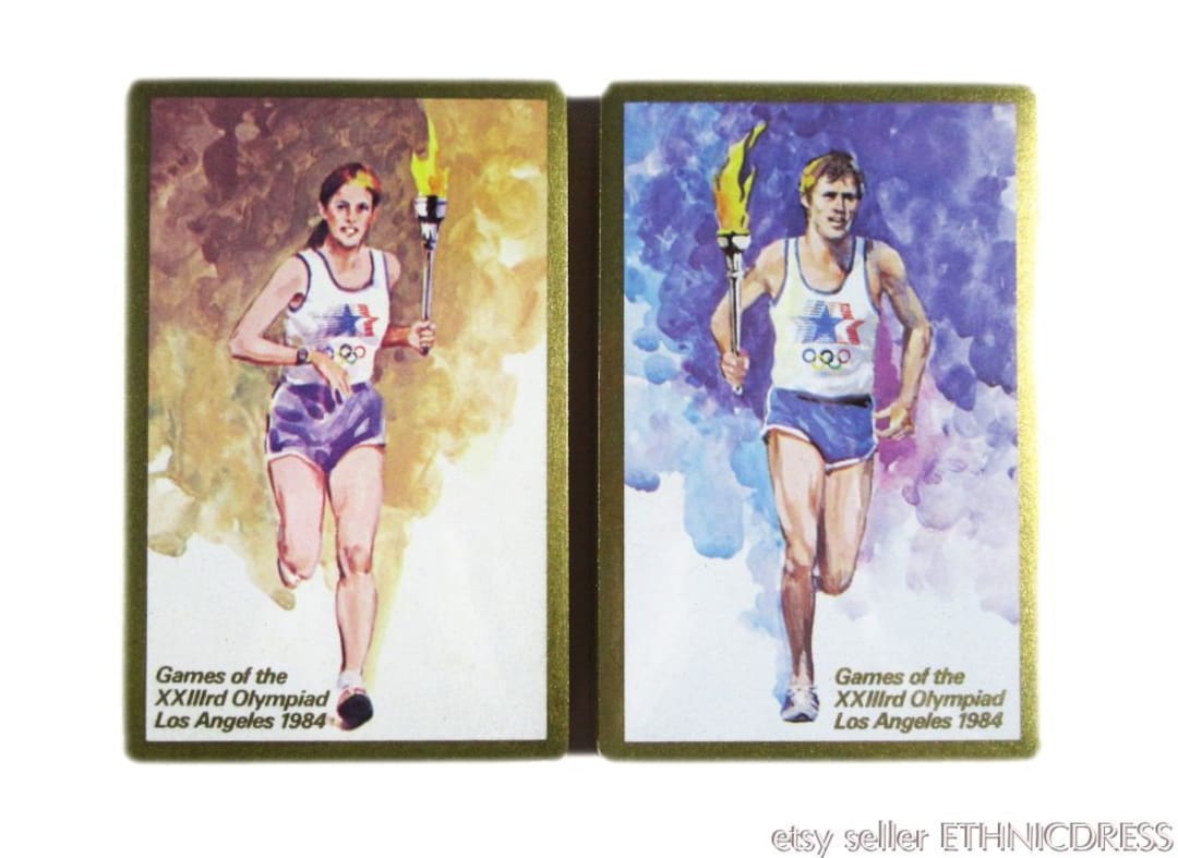 Vintage Treasure! Two Decks of Unopened Playing Cards From 23rd Olympic ...
