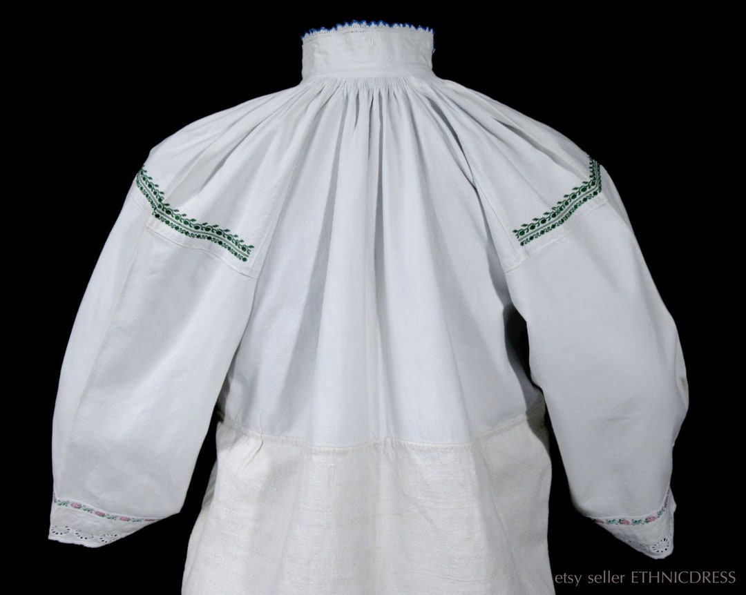 VINTAGE Polish Folk Costume Blouse From Lowicz, Poland | Handmade ...