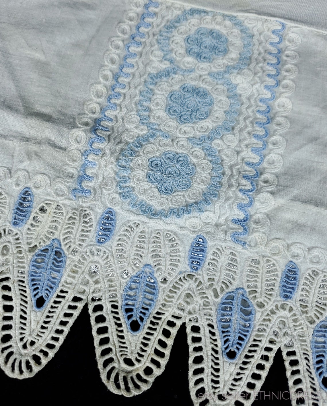 Vintage Slovak Folk Costume Cap From Krakovany Piestany Region | White ...