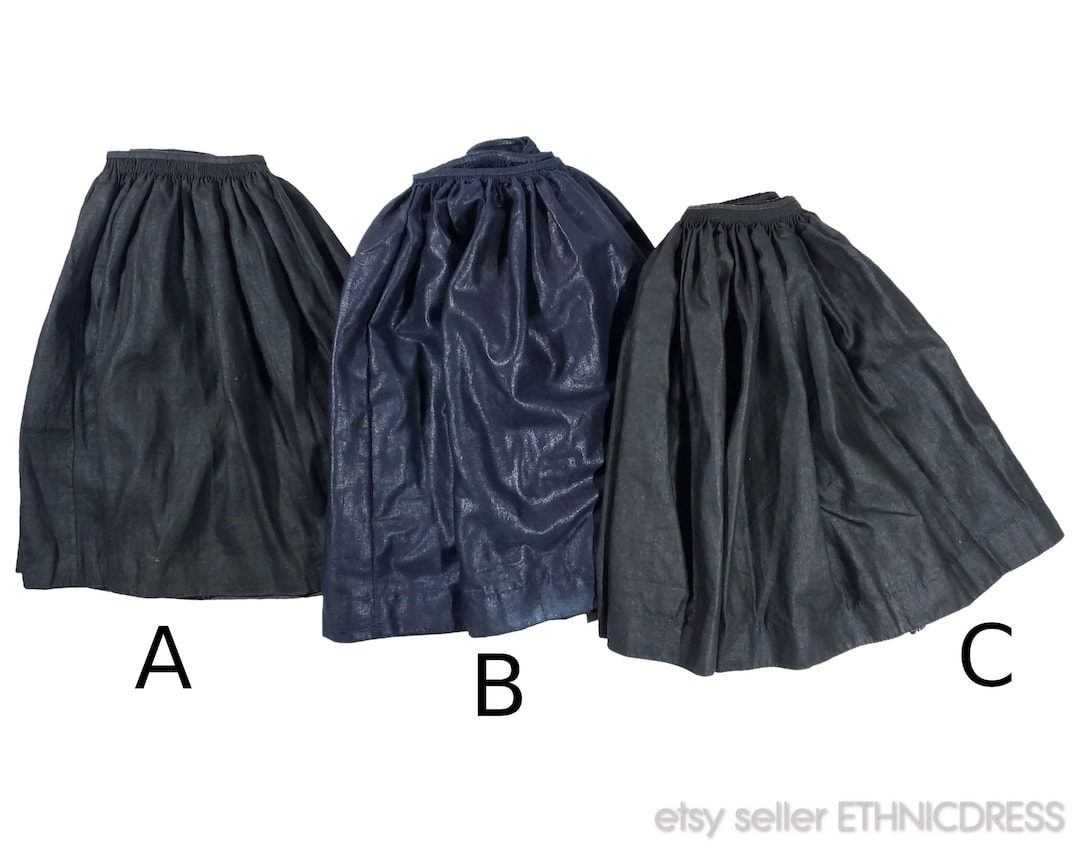 Antique German Folk Costume Skirts From Schwalm, Germany | Handmade ...