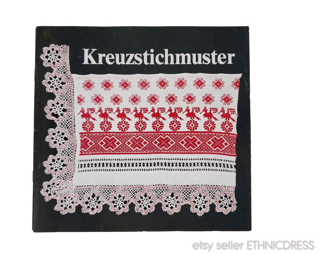 BOOK German Peasant Embroidery Patterns From Styria | Charted Cross ...