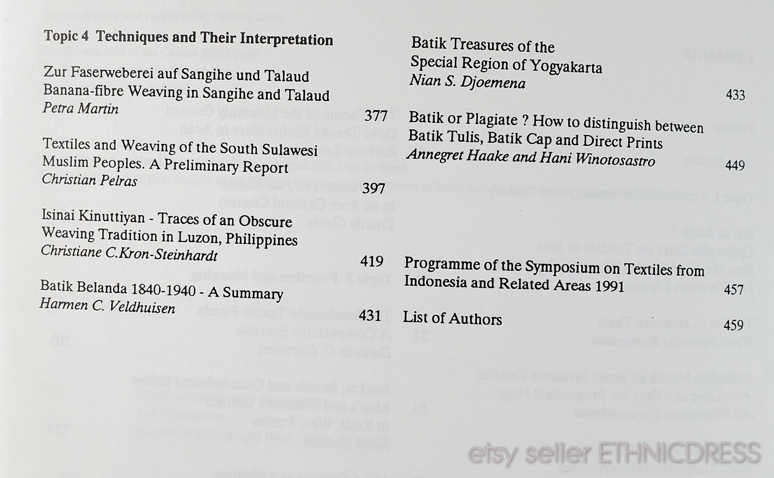 BOOK Weaving Patterns of Life: Indonesian Textile Art & | Etsy