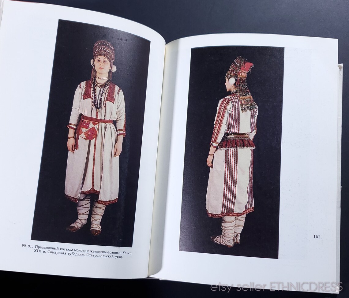 BOOK Mordvin Folk Costumes - Traditional Dress & Embroidery | Russian ...