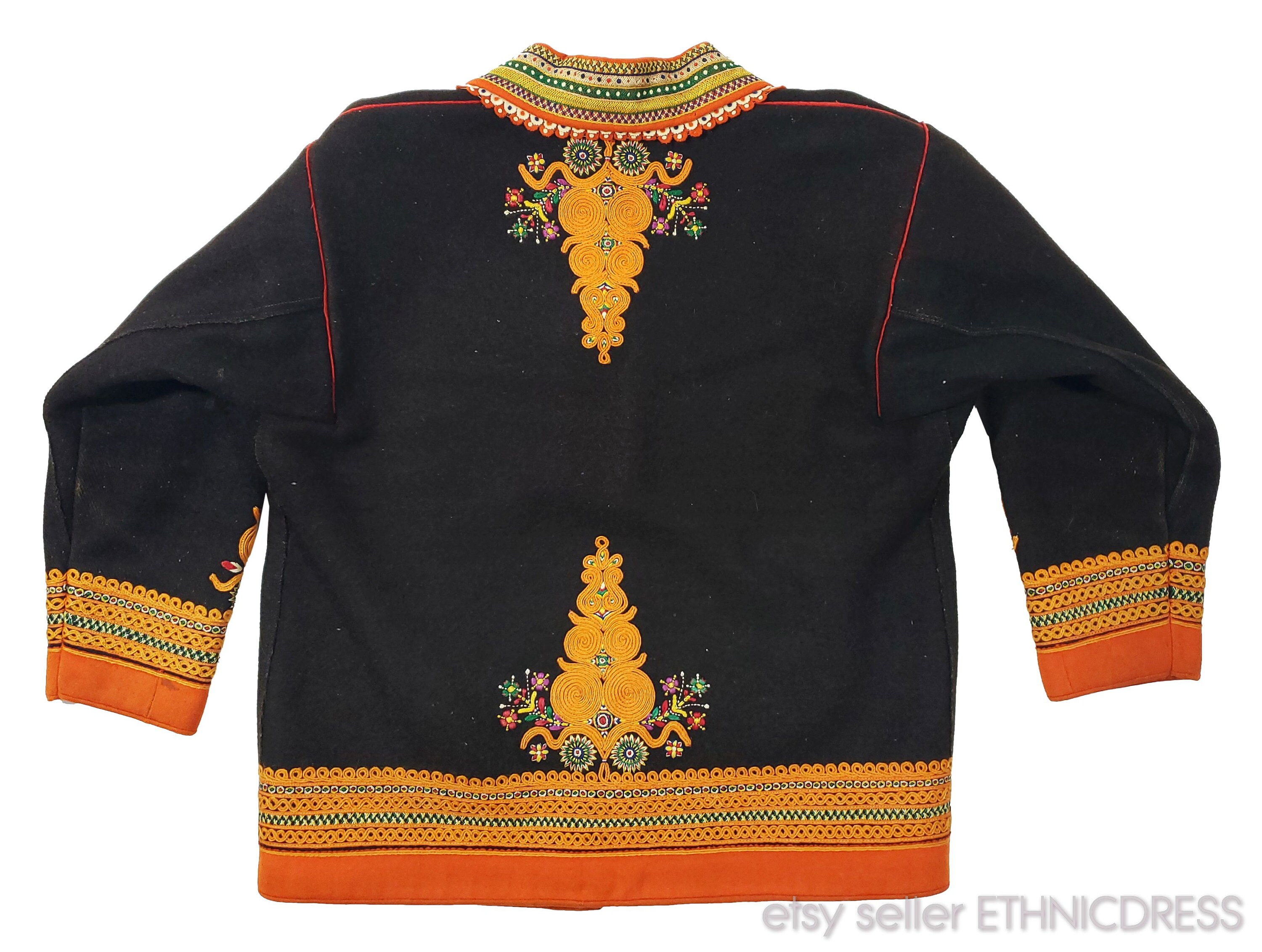 REMARKABLE Croatian Folk Costume Jacket Zagreb Prigorje | Etsy