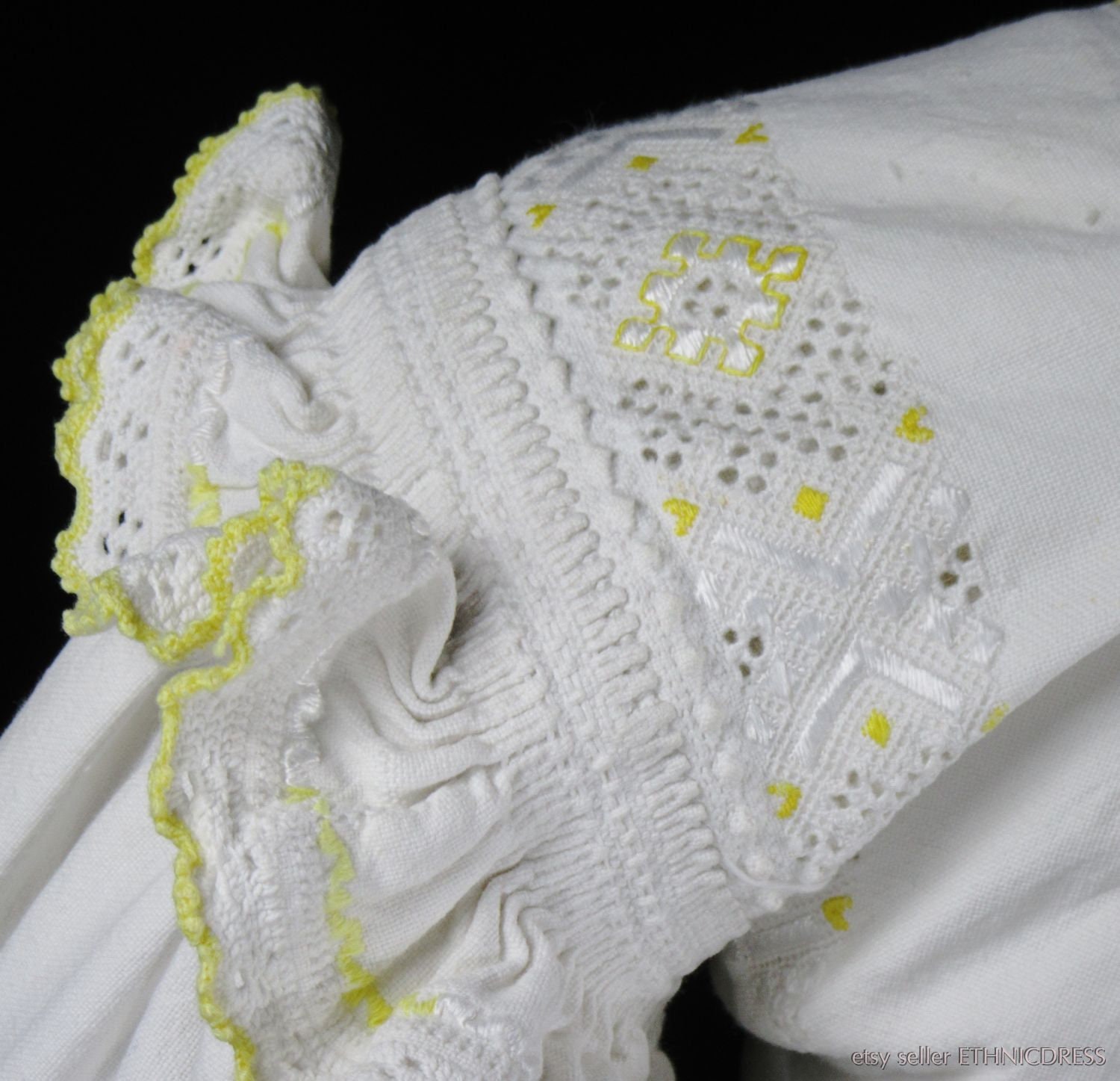 Authentic Rusyn Folk Costume Blouse/dress Zakarpattya Region Ukraine ...