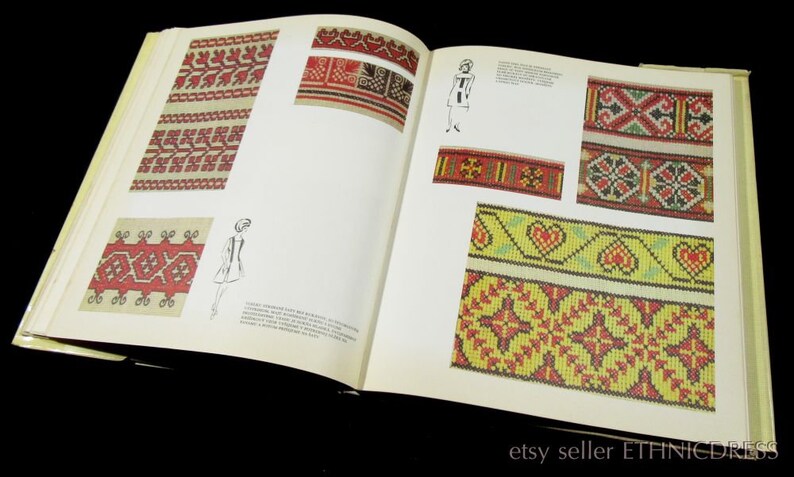 BOOK Slovak Embroidery Patterns - Traditional & Ethnic Designs | Folk ...