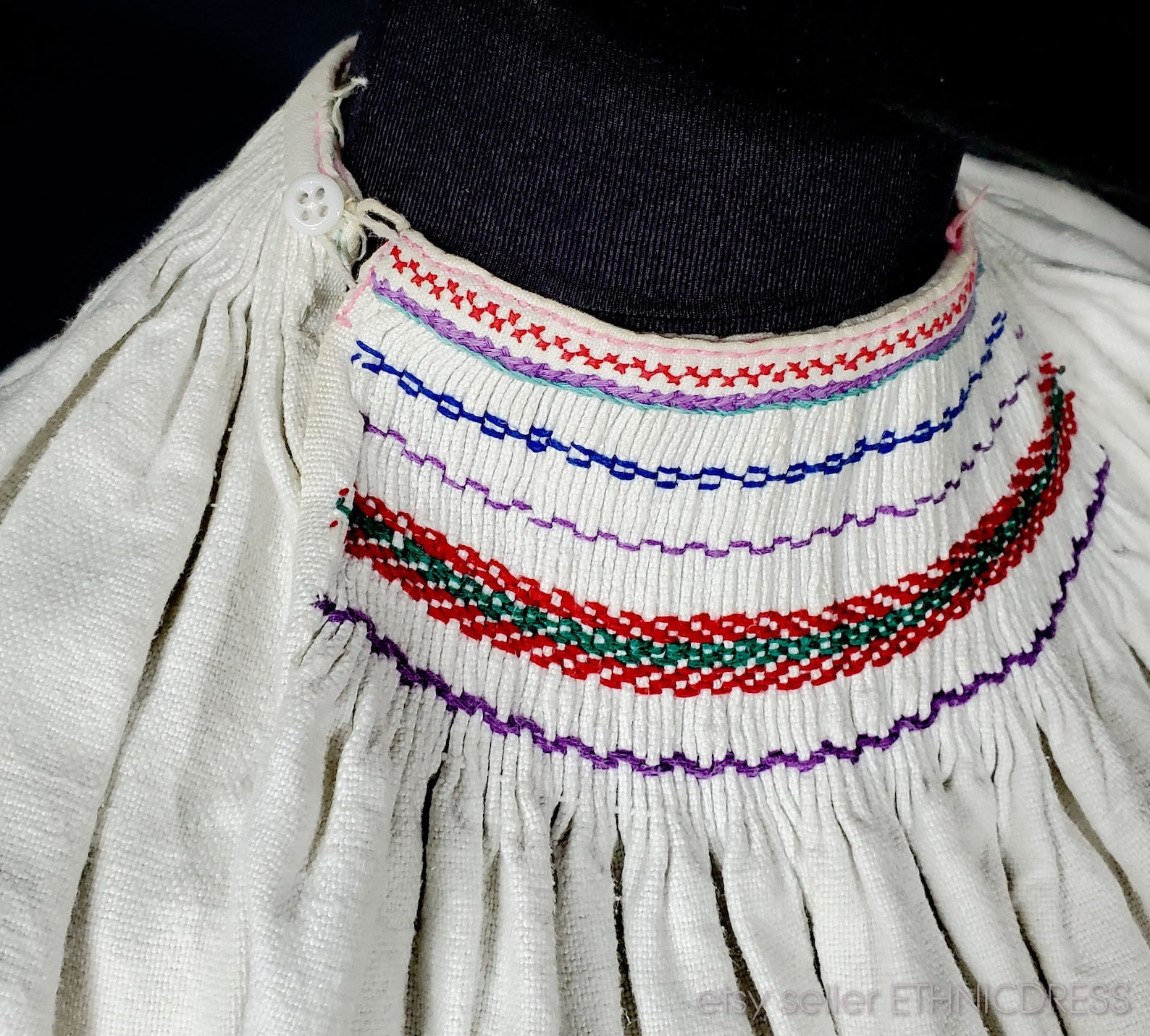 Carpatho-rusyn Woman's Folk Costume From Zakarpattya - Etsy