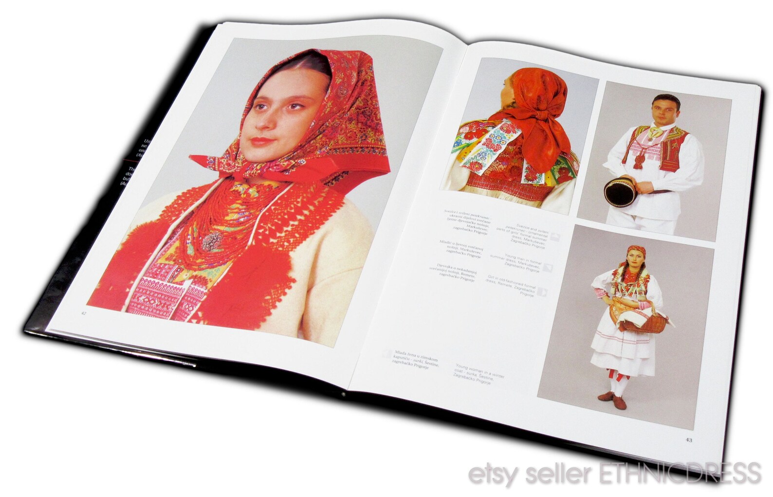 BOOK Croatian Folk Costumes Traditional Clothing From | Etsy