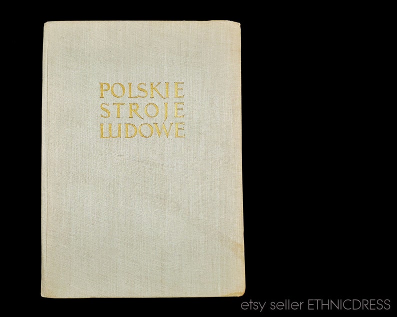 RARE BOOK Polish Folk Costumes Illustrations From Poland 1940s ...