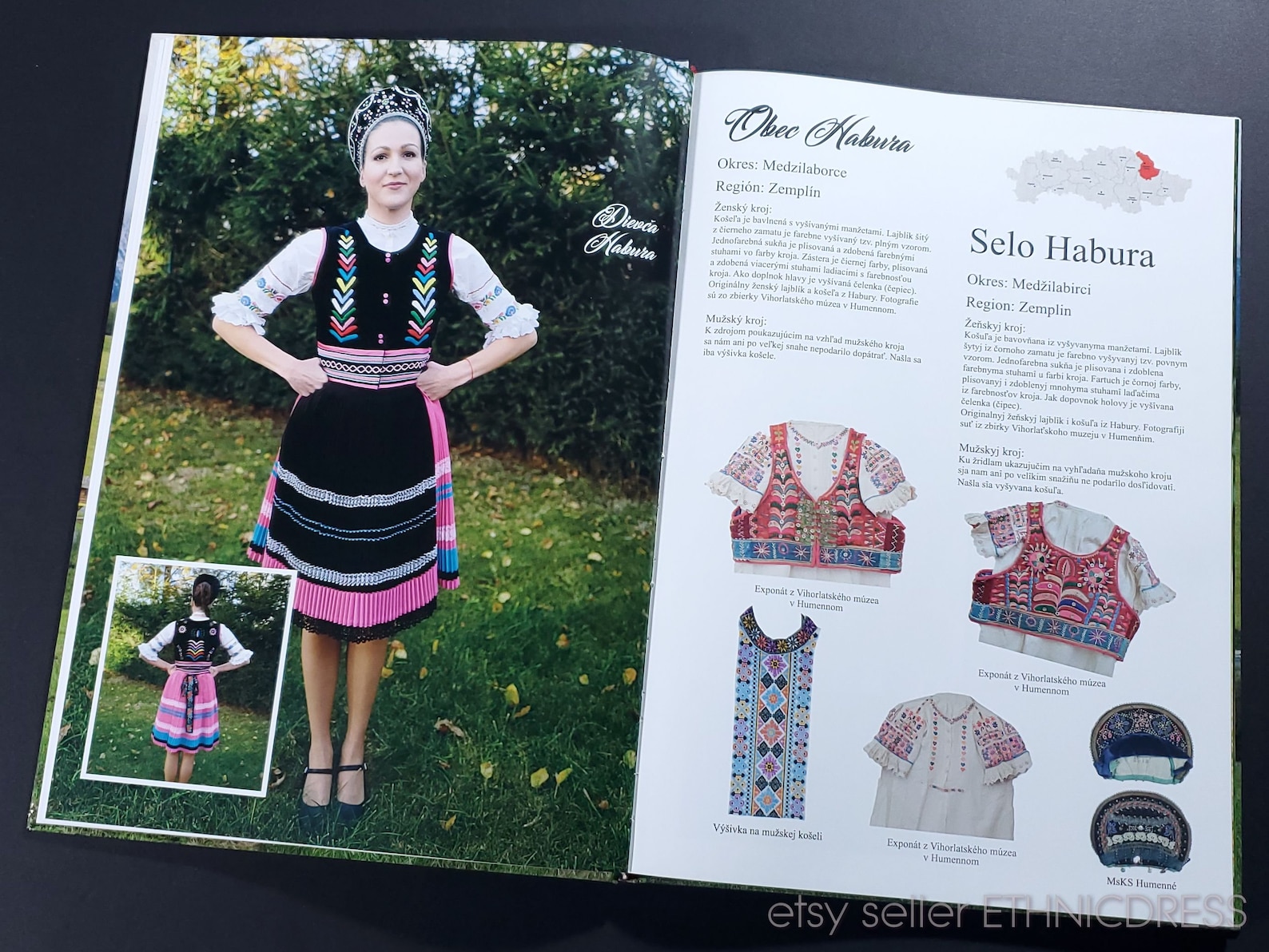 BOOK Folk Dress of Northeastern Slovakia - Presov Region Kroje | Saris ...