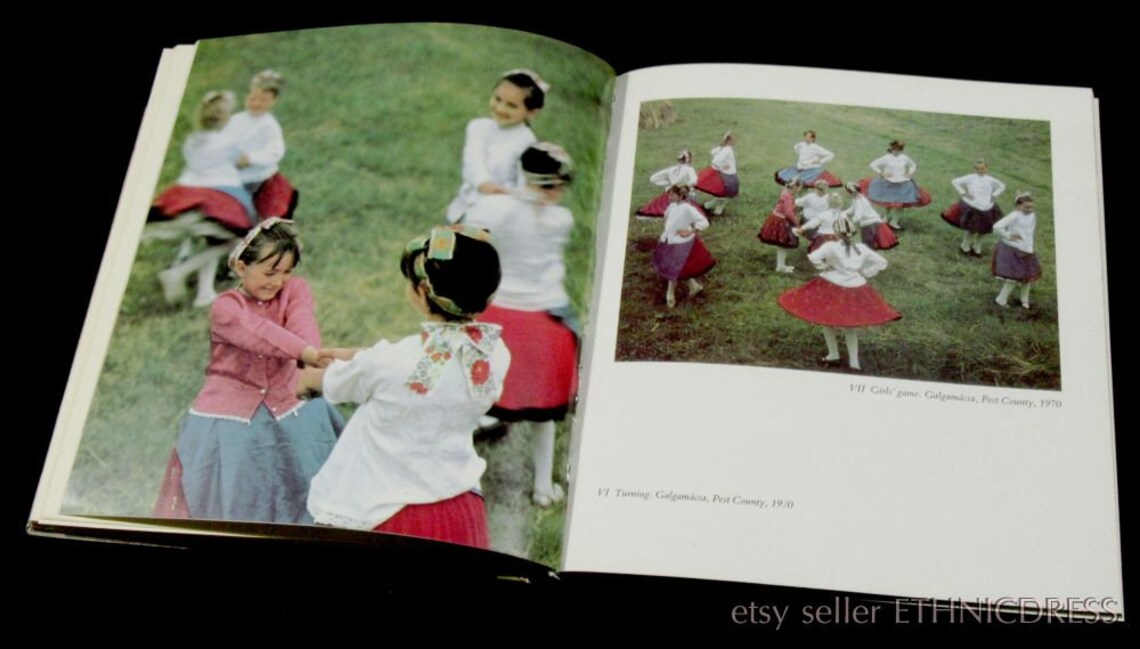 BOOK Hungarian Folk Dances traditional village peasant dance | Etsy