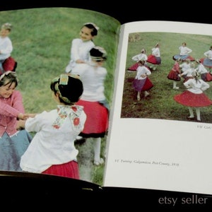 BOOK Hungarian Folk Dances traditional village peasant dance | Etsy