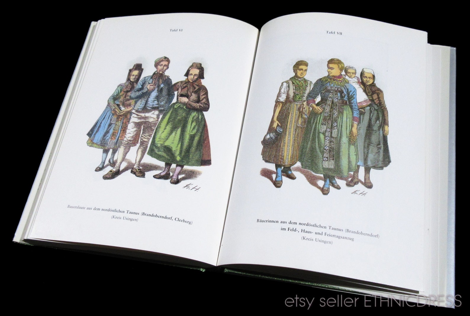 BOOK German Nassau Folk Costumes reprint from 1905 | Etsy