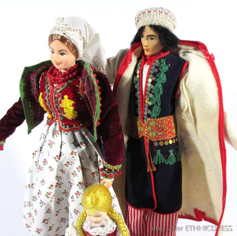 Large 20 Traditional Folk Costume Art Doll Set From | Etsy