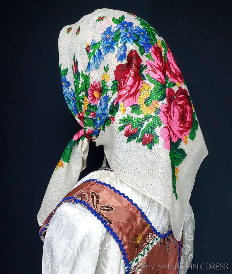 Vintage Rusyn Woman's Folk Costume From Velky Lipnik, Slovakia | Spis ...