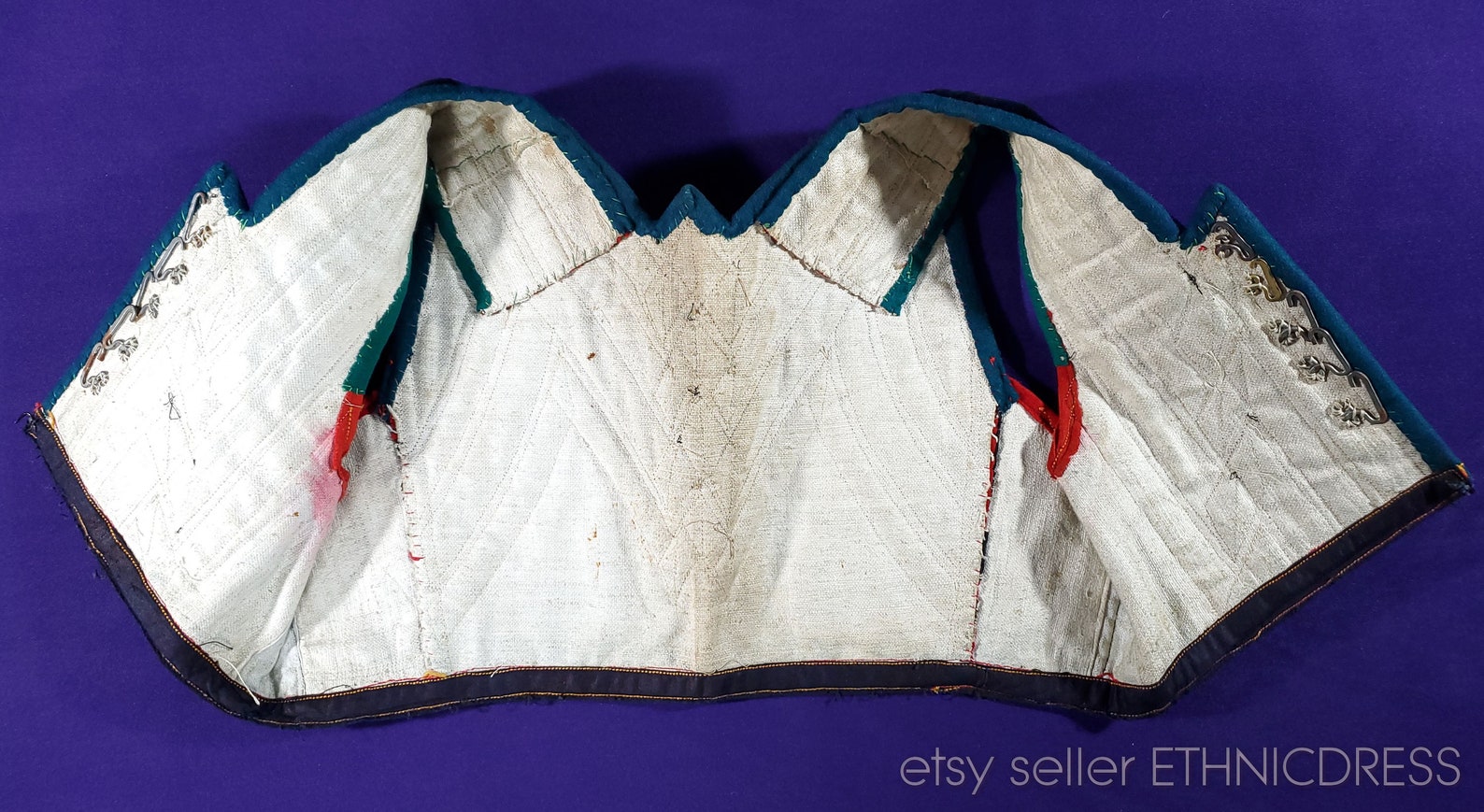 Rare Rusyn Folk Costume Vest From East Slovakia - Kojsov | Handmade ...