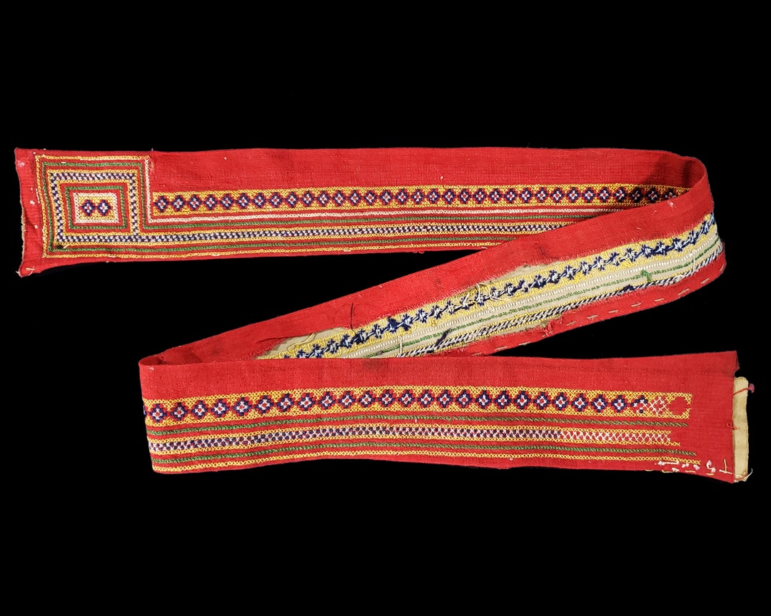 Hand Embroidered Textile From SE China - Miao Hmong Traditional Folk ...