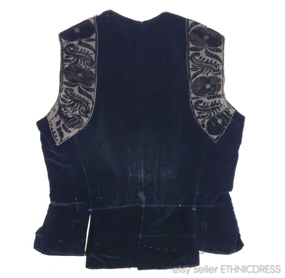 Antique German folk costume vest from Schwalm Germany… - Gem