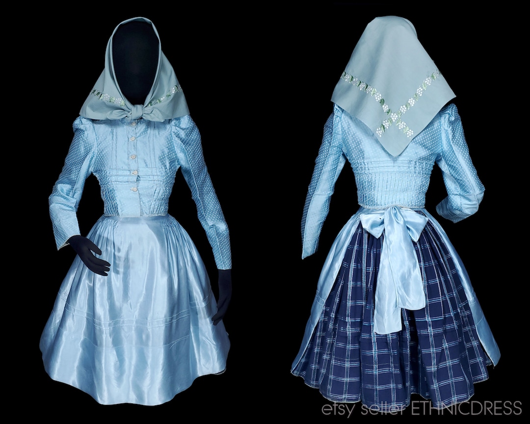 Vintage Slovak Folk Costume From Zahorie / Holic Region | Handmade ...