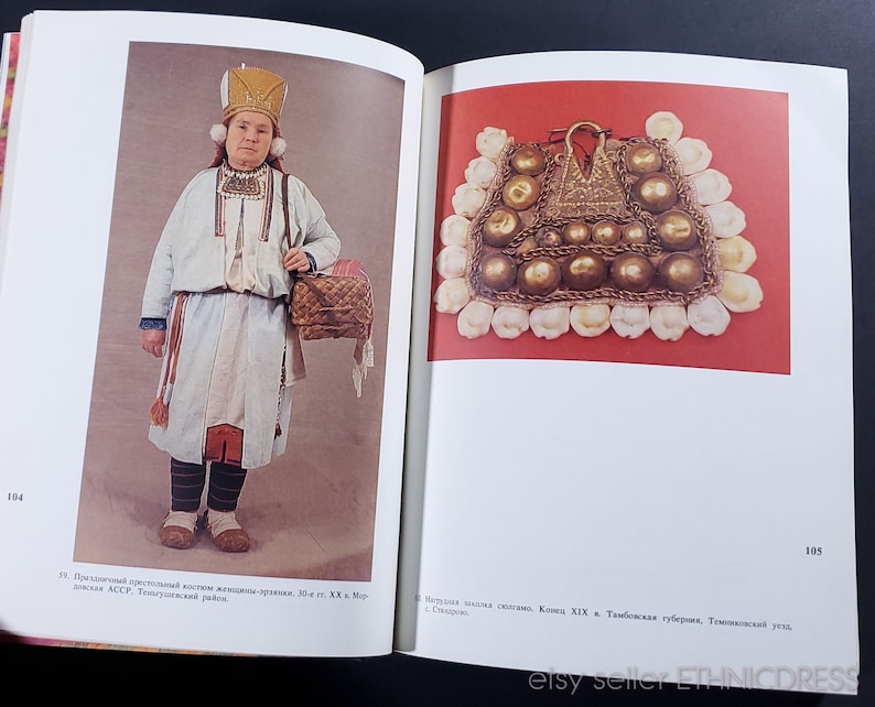BOOK Mordvin Folk Costumes - Traditional Dress & Embroidery | Russian ...